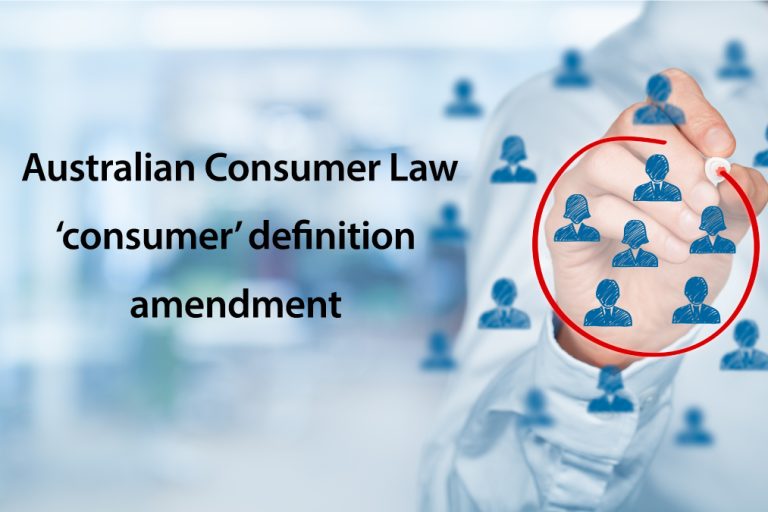 Changes to the definition of ‘consumer’ under Australian Consumer Law ...